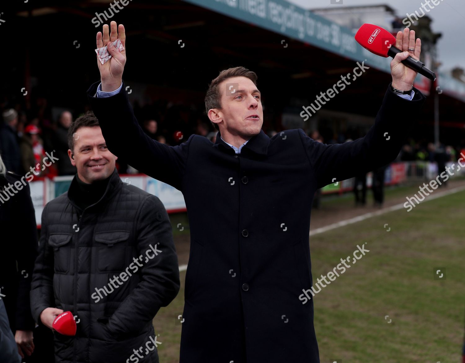 Bt Sports Presenters Steven Warnock Michael Editorial Stock Photo ...