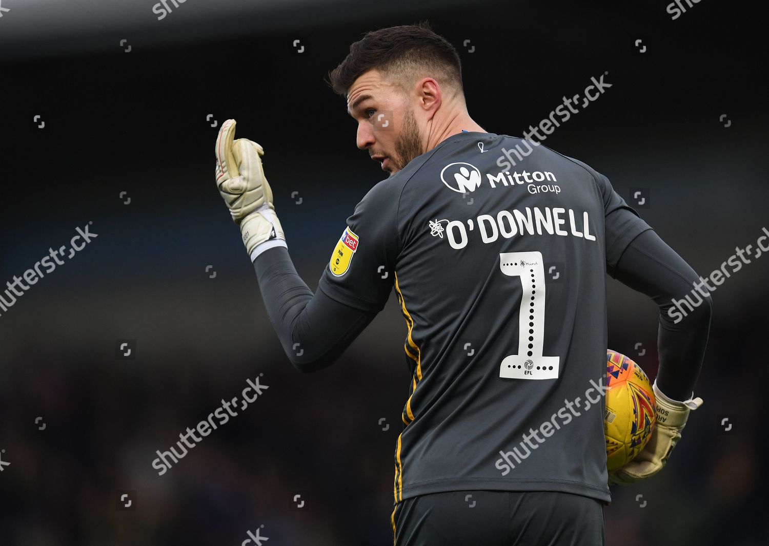 Richard Odonnell Goalkeeper Bradford City Editorial Stock Photo - Stock ...