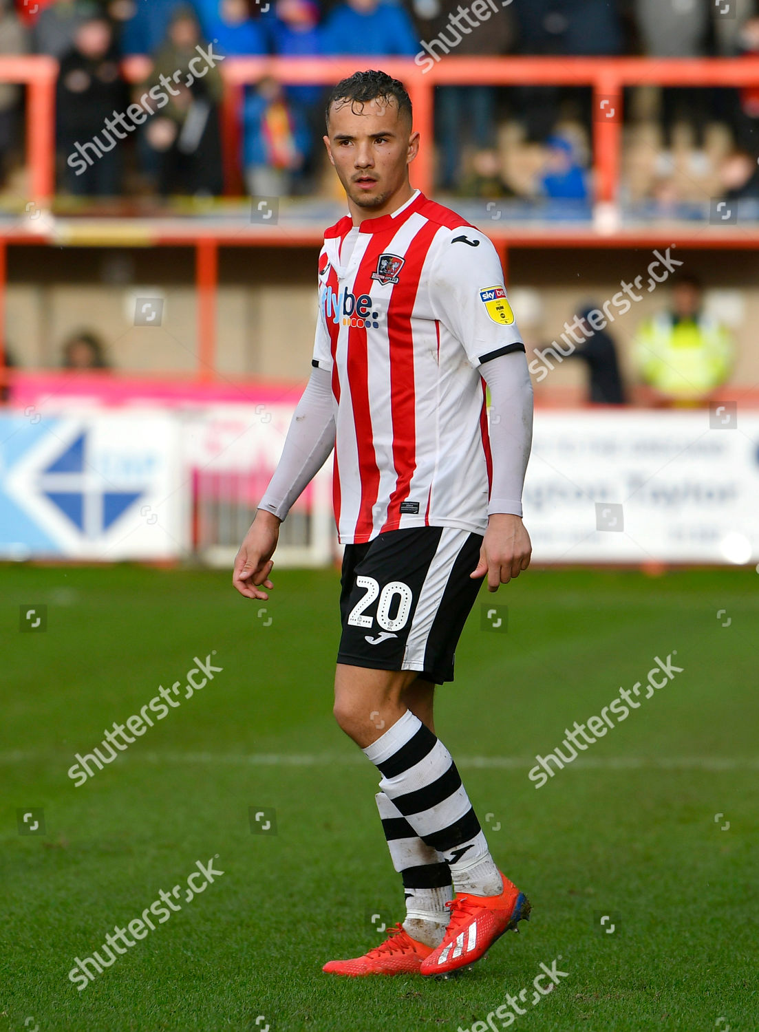 Kane Wilson 20 Exeter City During Editorial Stock Photo - Stock Image ...