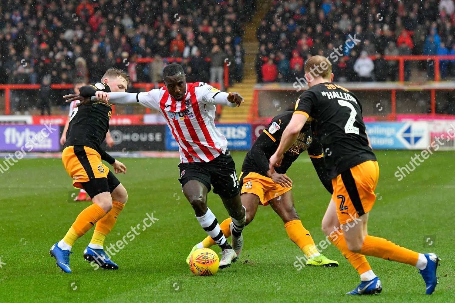 Jonathan Forte 14 Exeter City On Editorial Stock Photo - Stock Image ...