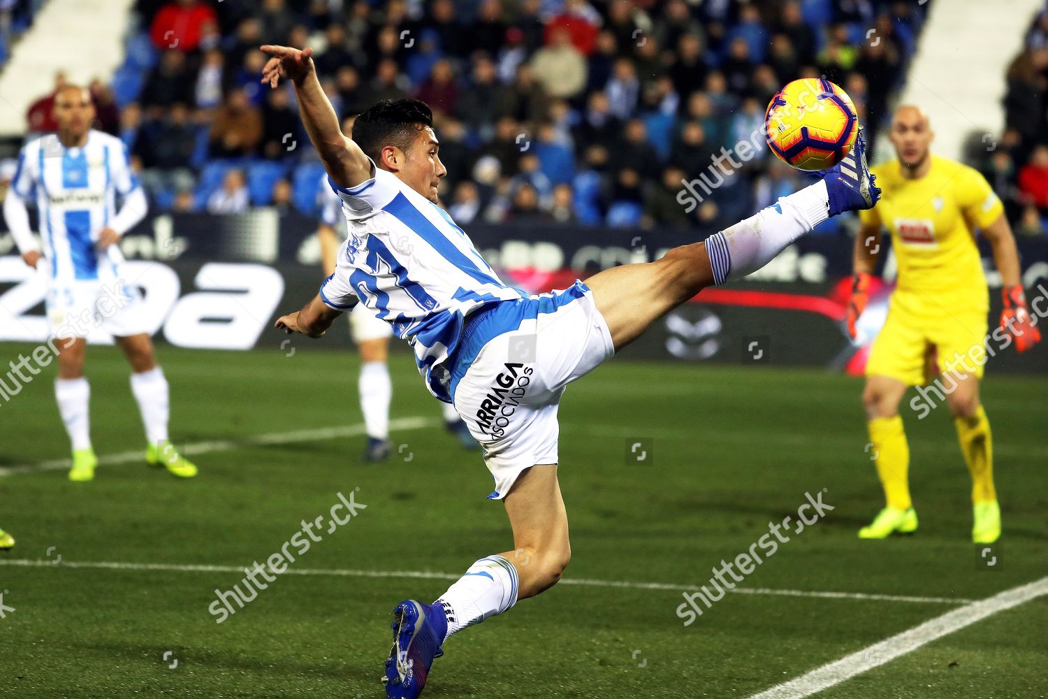 Leganes Midfielder Oscar Action During Spanish Editorial Stock Photo ...