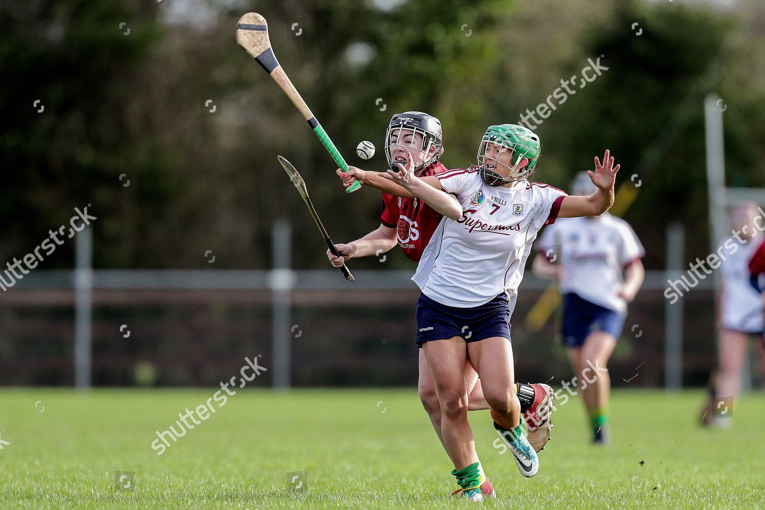 Craughwell Vs Clonduff Clonduffs Cassie Fitzpatrick Editorial Stock ...