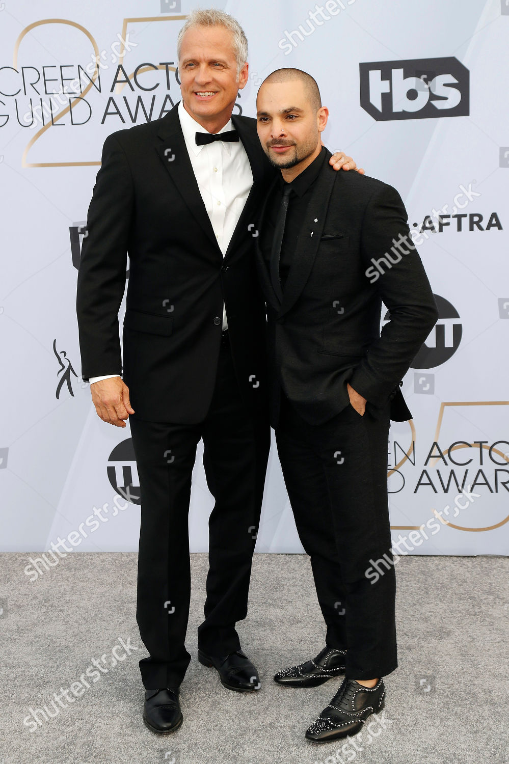 Patrick Fabian L Michael Mando Arrive Editorial Stock Photo - Stock ...