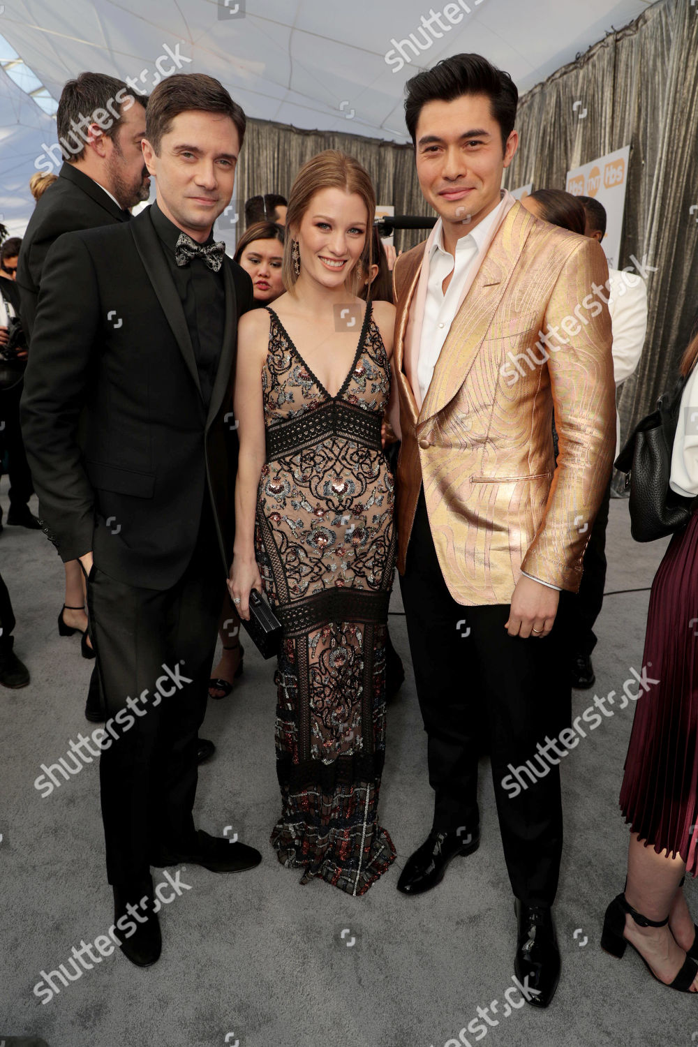 Topher Grace Ashley Hinshaw Henry Golding Editorial Stock Photo - Stock ...