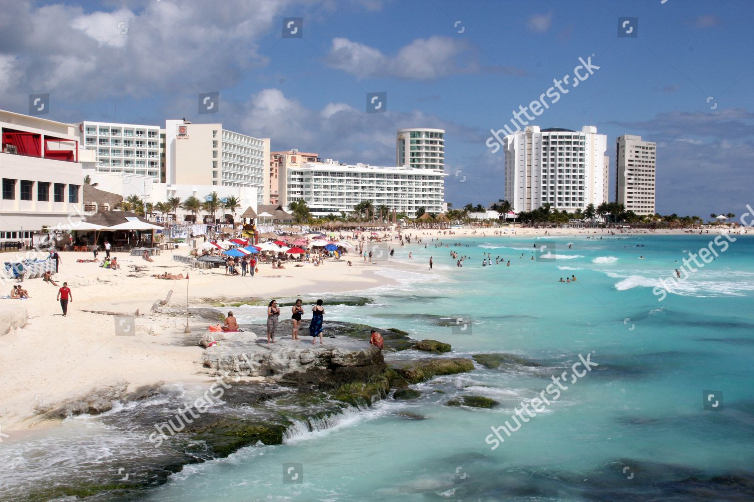 View Beaches Recreation Center Cancun State Editorial Stock Photo ...