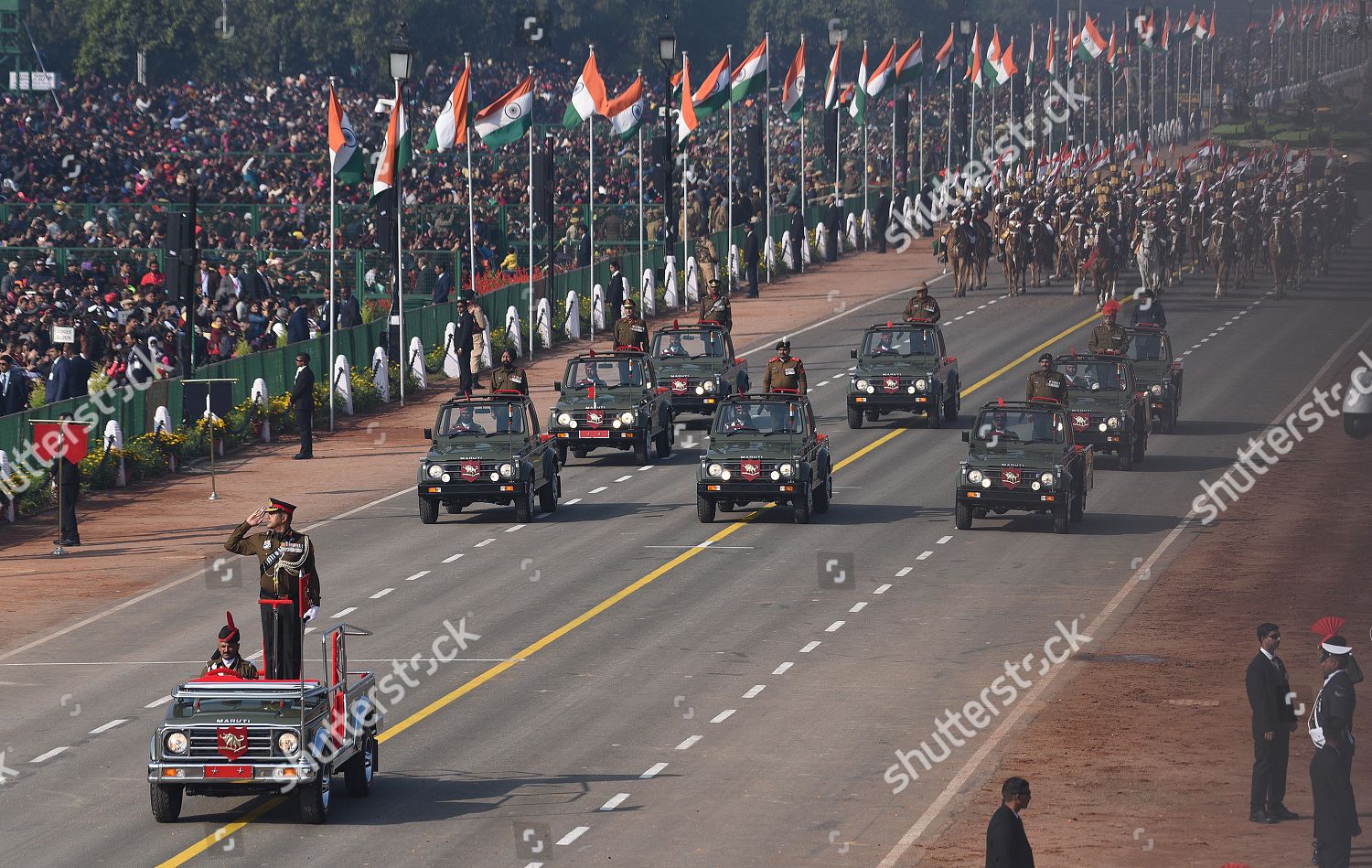 Parade Commander Pass Through During 70th Editorial Stock Photo - Stock ...