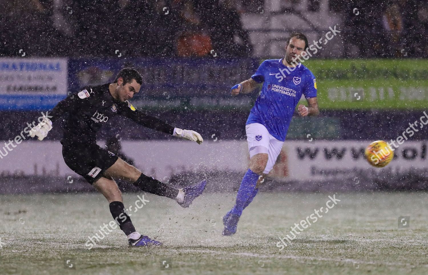 James Shea Luton Town Charge Down Editorial Stock Photo - Stock Image ...