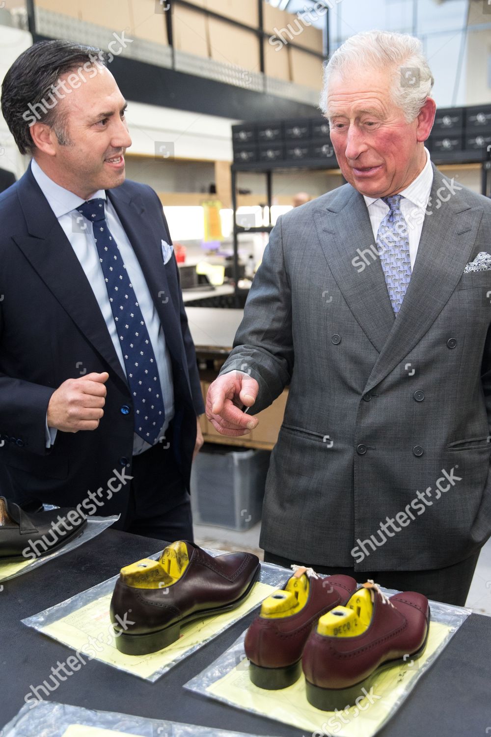Prince Charles Shown Process Steps Creating Editorial Stock Photo ...
