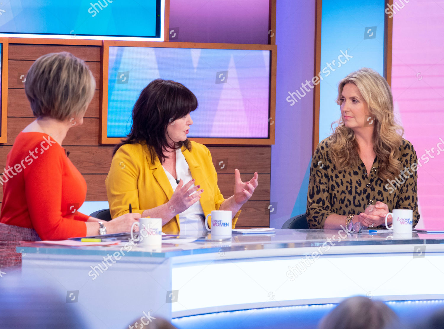 Ruth Langsford Coleen Nolan Penny Lancaster Editorial Stock Photo ...