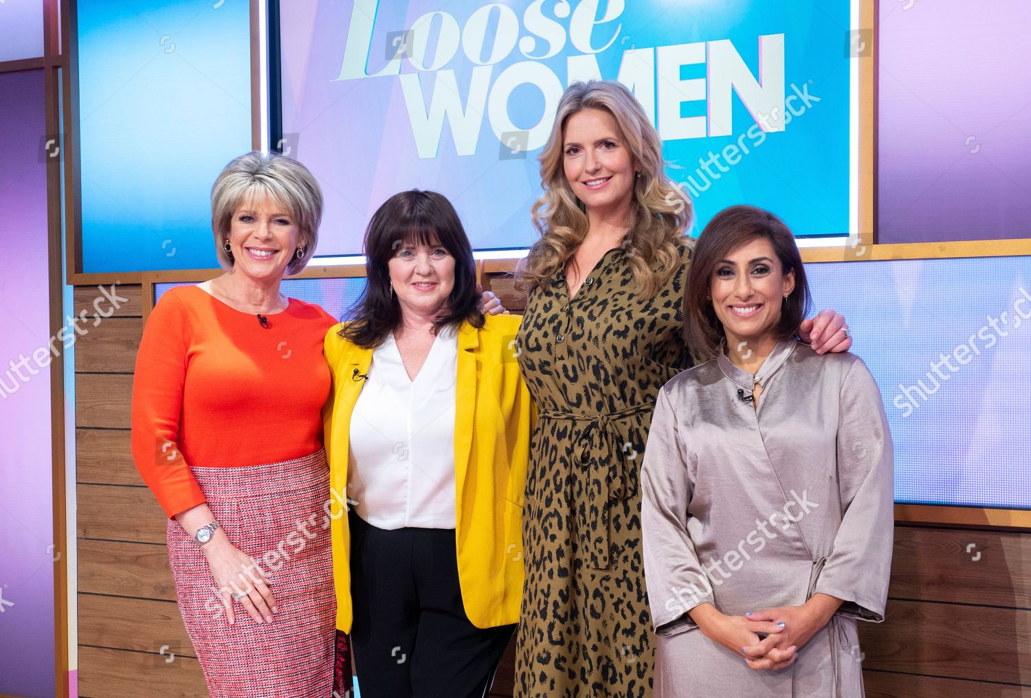 Ruth Langsford Coleen Nolan Penny Lancaster Editorial Stock Photo ...
