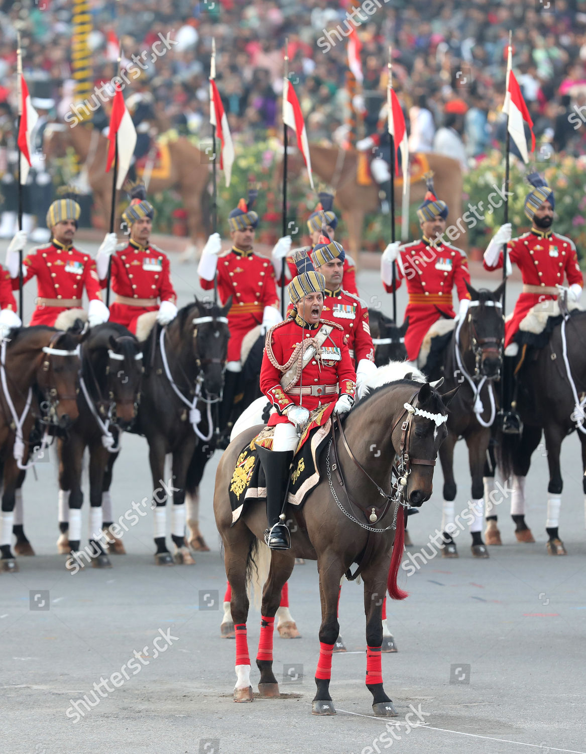INDIAN PRESIDENT GUARD SALUTE RAM NATH Editorial Stock Photo - Stock ...