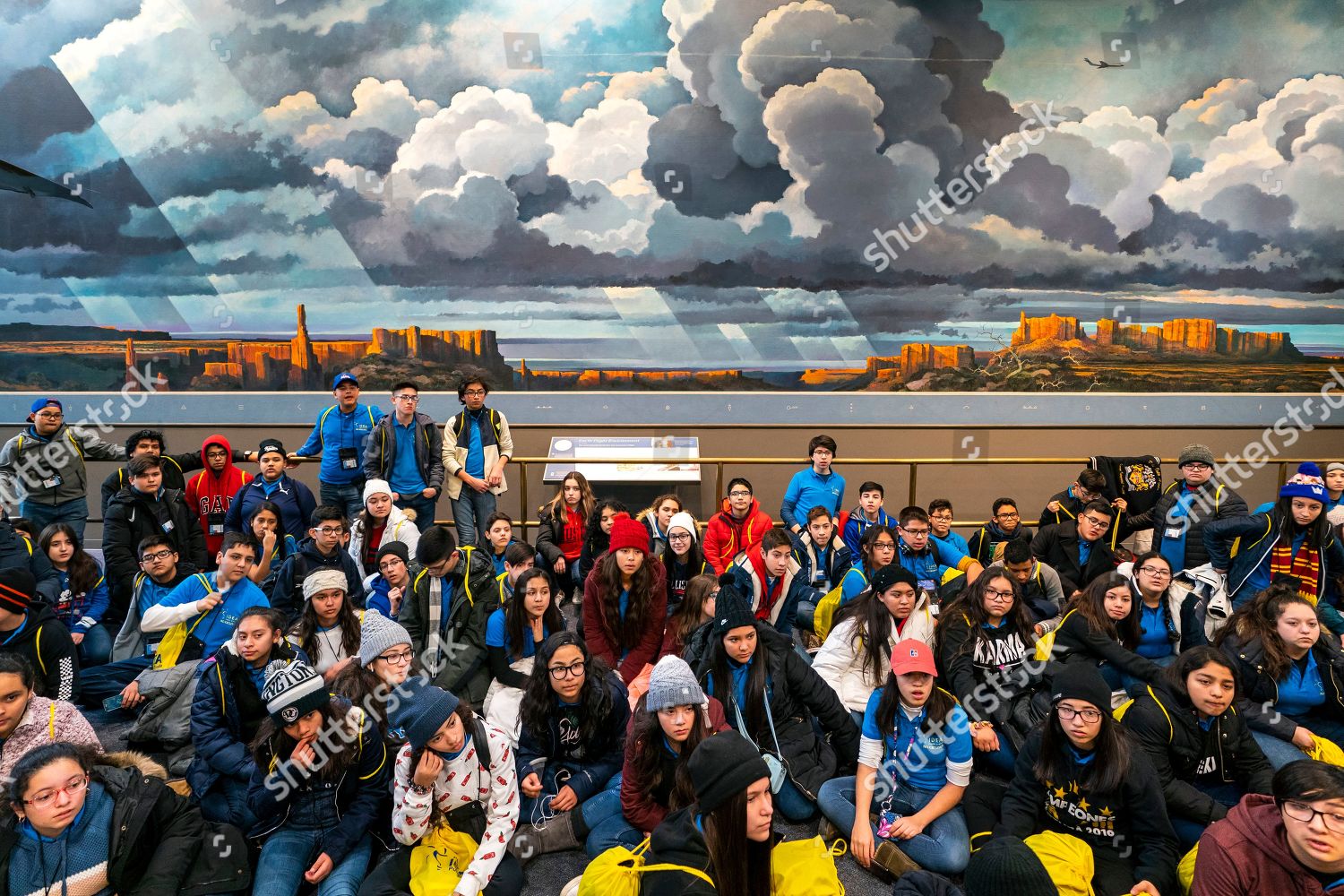 Eightgrade Students Idea Pharr College Prep Editorial Stock Photo ...