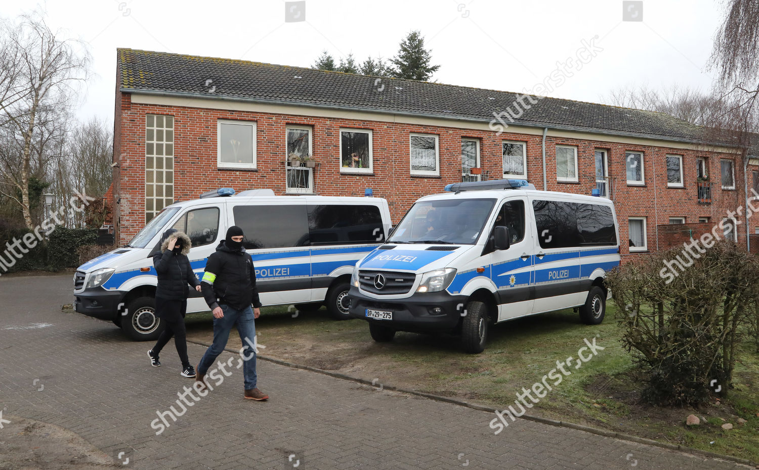 Police Cars Stand Front Apartment House Editorial Stock Photo - Stock ...
