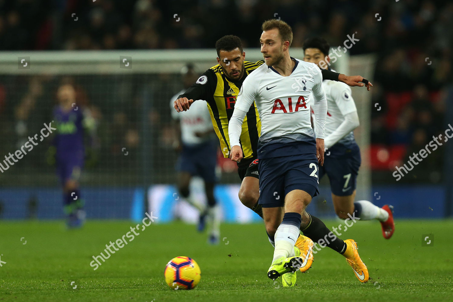 Christian Eriksen Tottenham Hotspur During Tottenham Editorial Stock ...