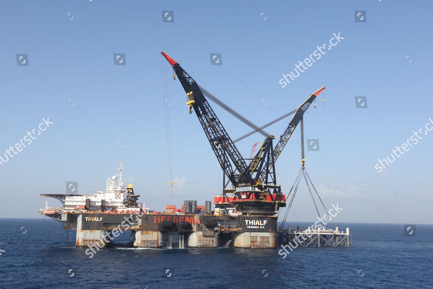 General View Foundation Noble Energys Leviathan Editorial Stock Photo ...