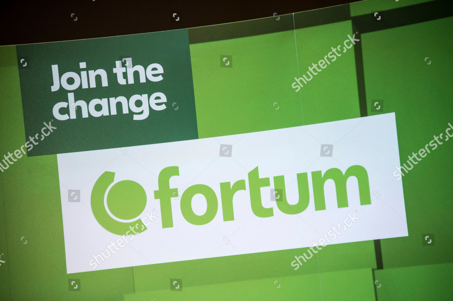Fortum Company Logo On Wall Espoo Editorial Stock Photo - Stock Image ...