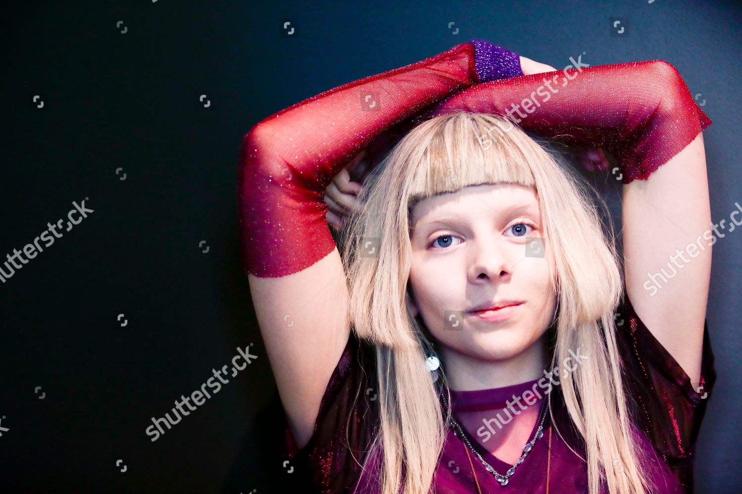 Norwegian Singersongwriter Aurora Aksnes Aka Aurora Editorial Stock ...