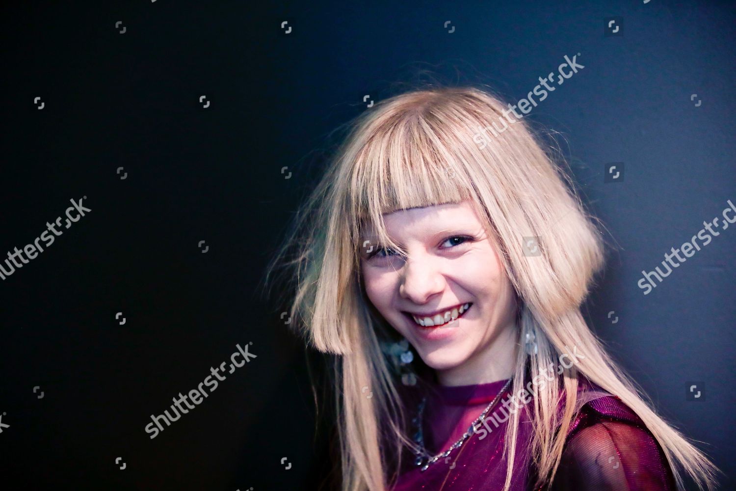 Norwegian Singersongwriter Aurora Aksnes Aka Aurora Editorial Stock ...