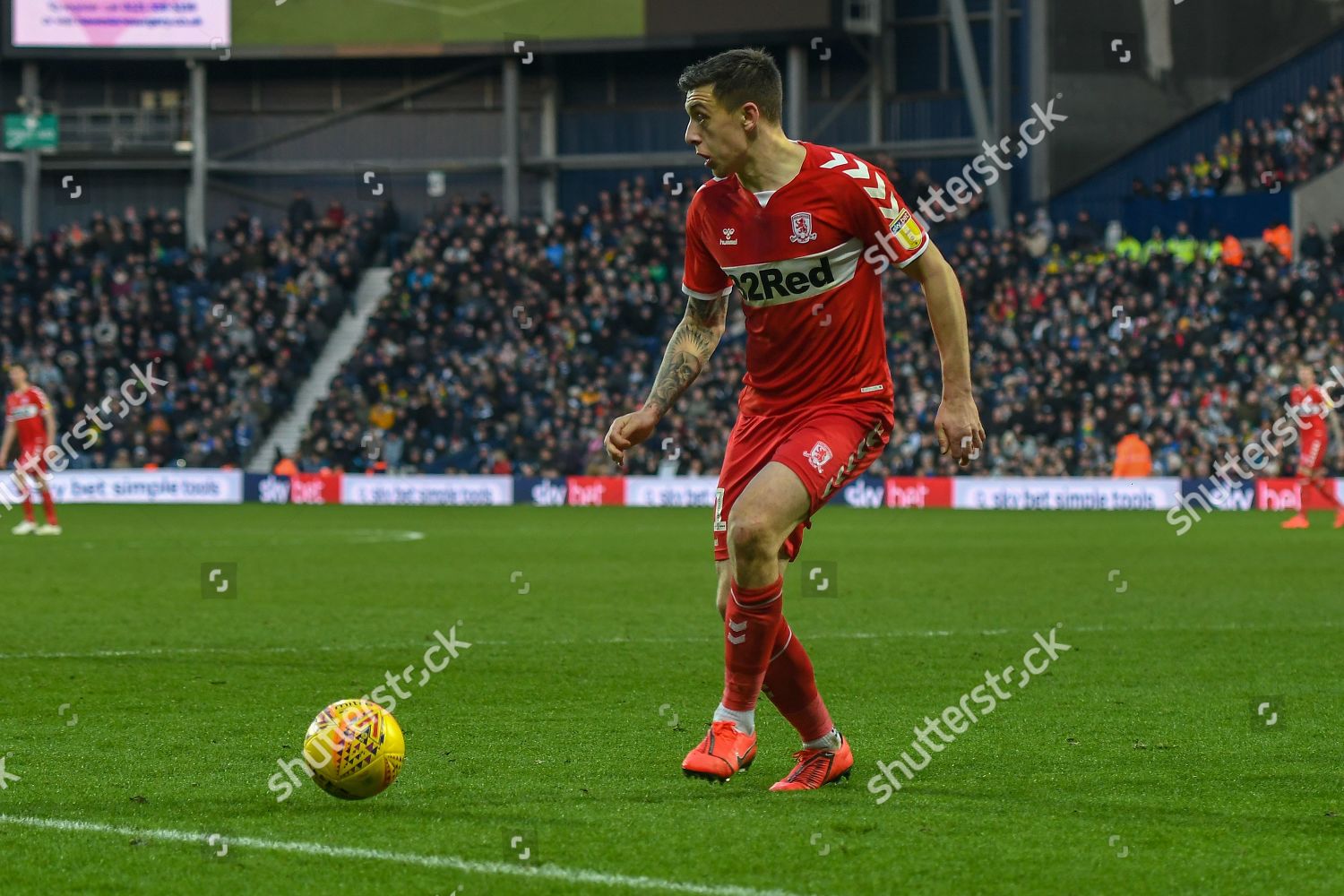 Jordan Hugill 11 Middlesbrough Editorial Stock Photo - Stock Image ...