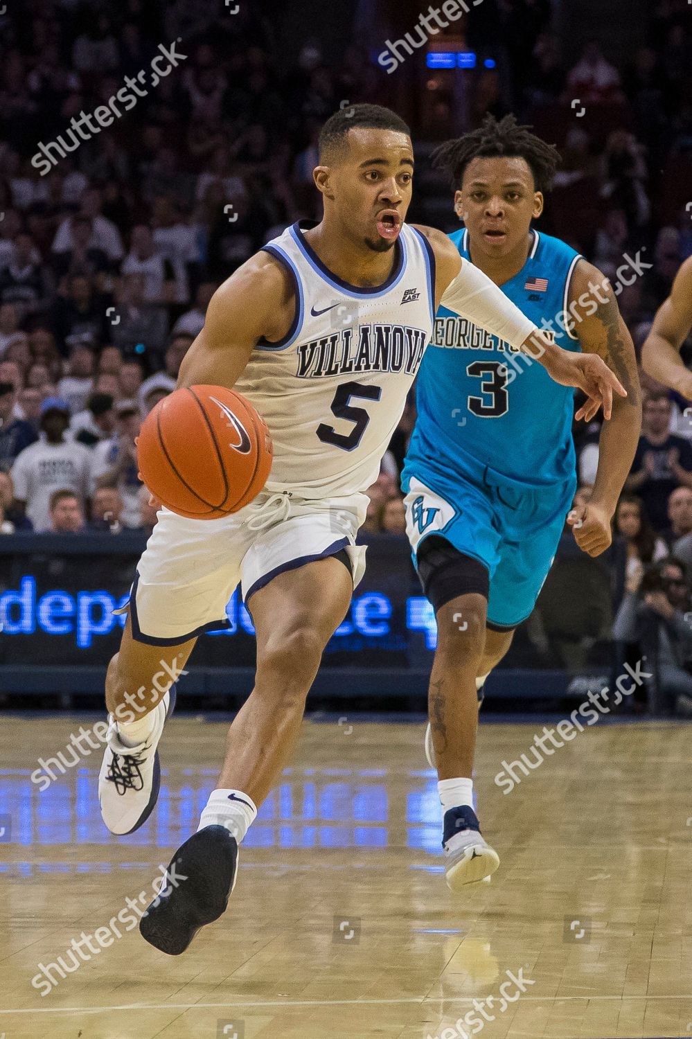 Villanova Wildcats Guard Phil Booth 5 Editorial Stock Photo - Stock ...