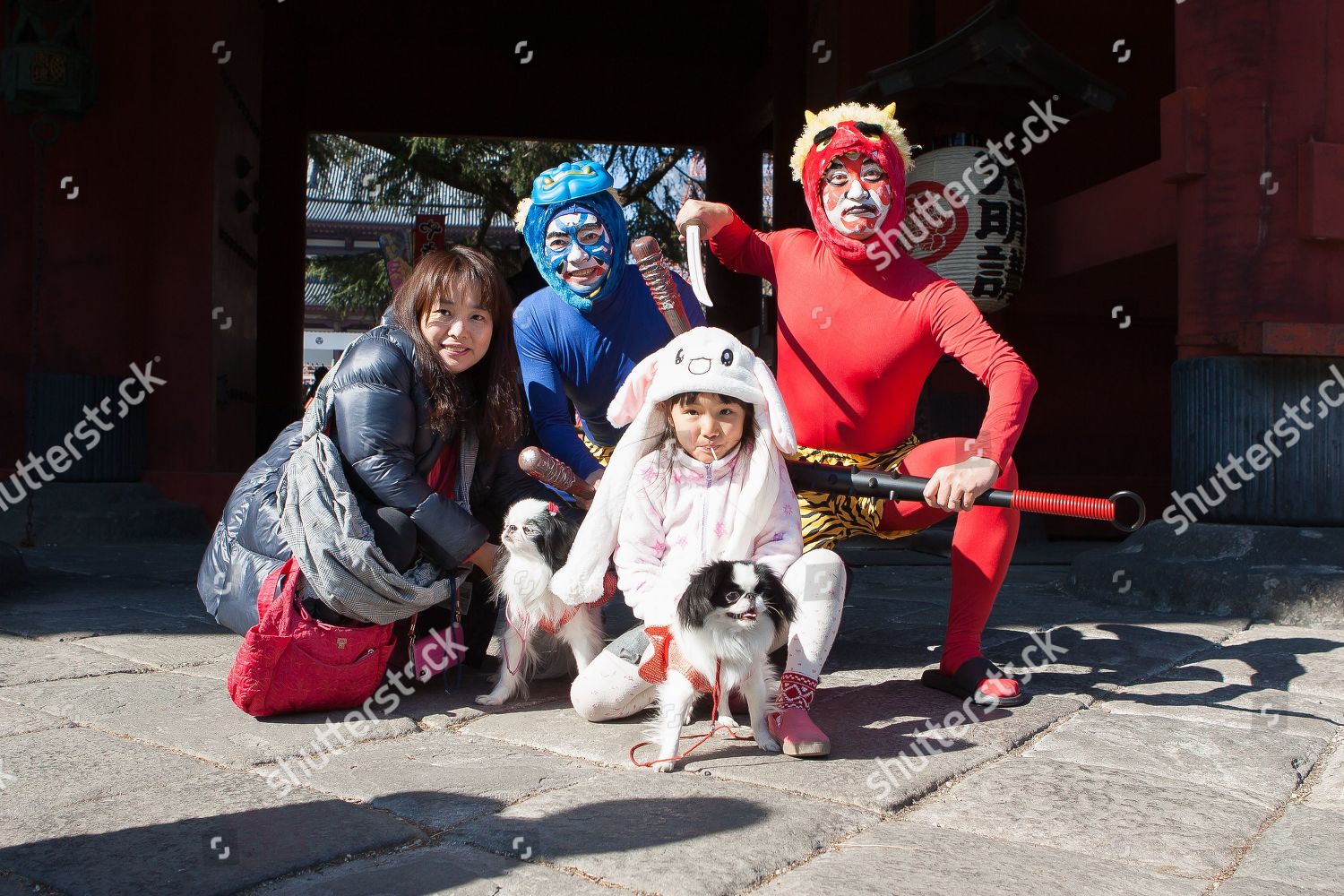 Setsubun Mamemaki Spring Festival Zojoji Temple Editorial Stock Photo ...