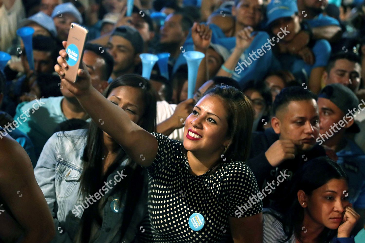 Supporter C Nayib Bukele Gana National Editorial Stock Photo - Stock ...
