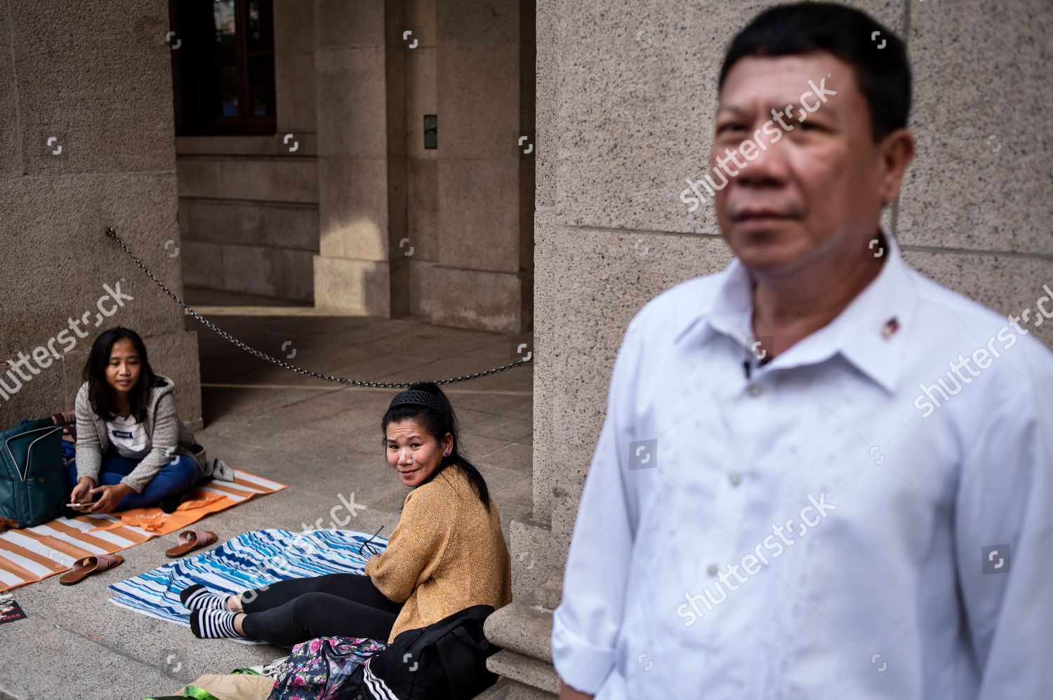 Domestic Helpers On Their Day Off Editorial Stock Photo - Stock Image ...