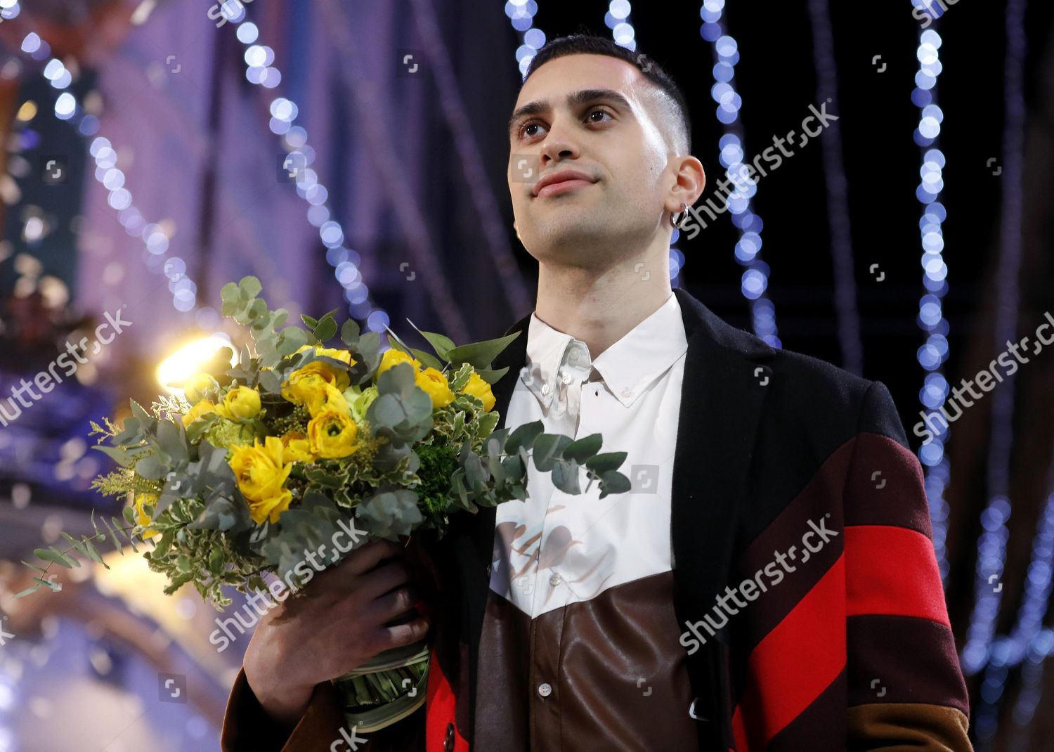 Italian Singer Mahmood Arrives On Red Editorial Stock Photo - Stock ...