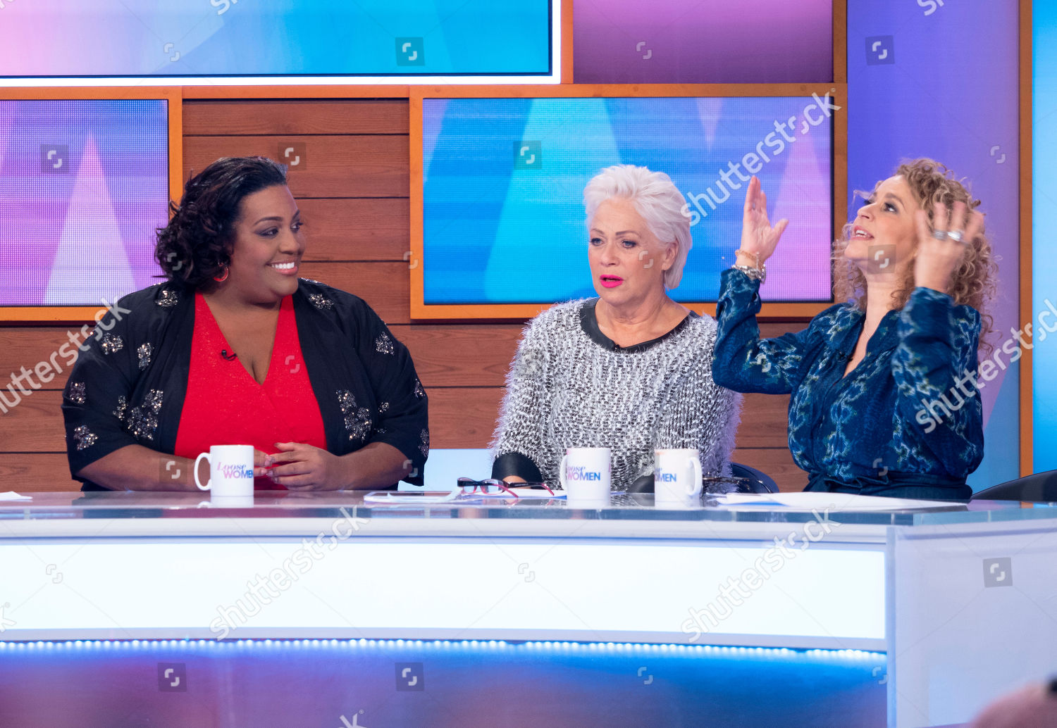 Alison Hammond Denise Welch Nadia Sawalha Editorial Stock Photo - Stock ...