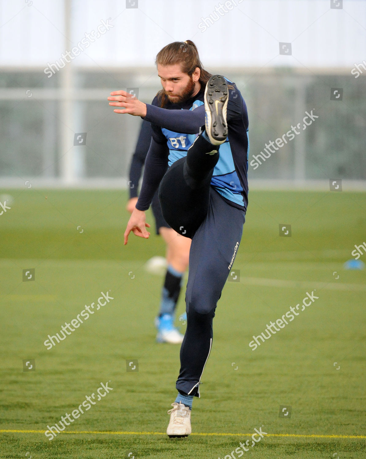 Ben Toolis Scotland Lock Unorthodox Pose Editorial Stock Photo - Stock ...