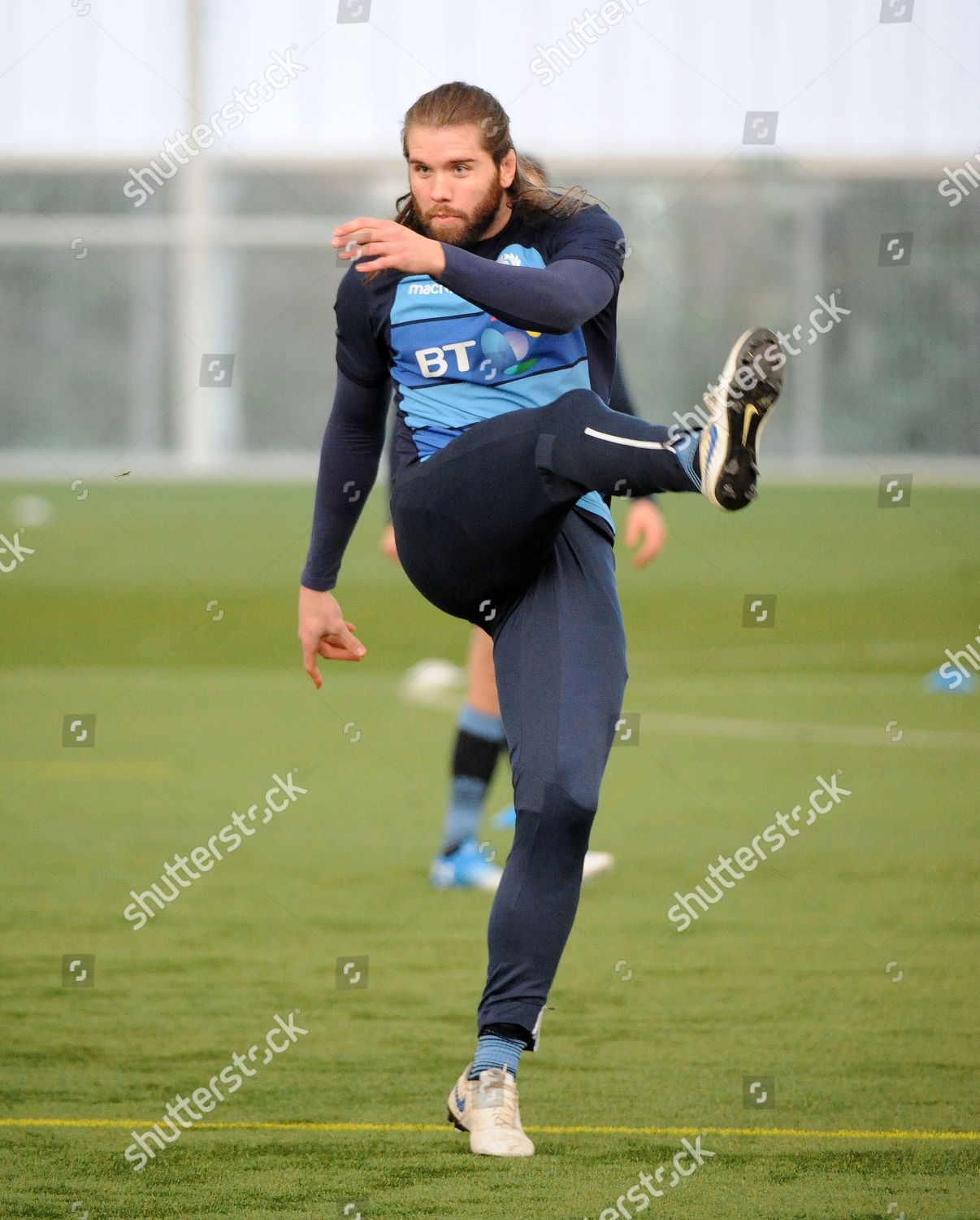 Ben Toolis Scotland Lock Unorthodox Pose Editorial Stock Photo - Stock ...