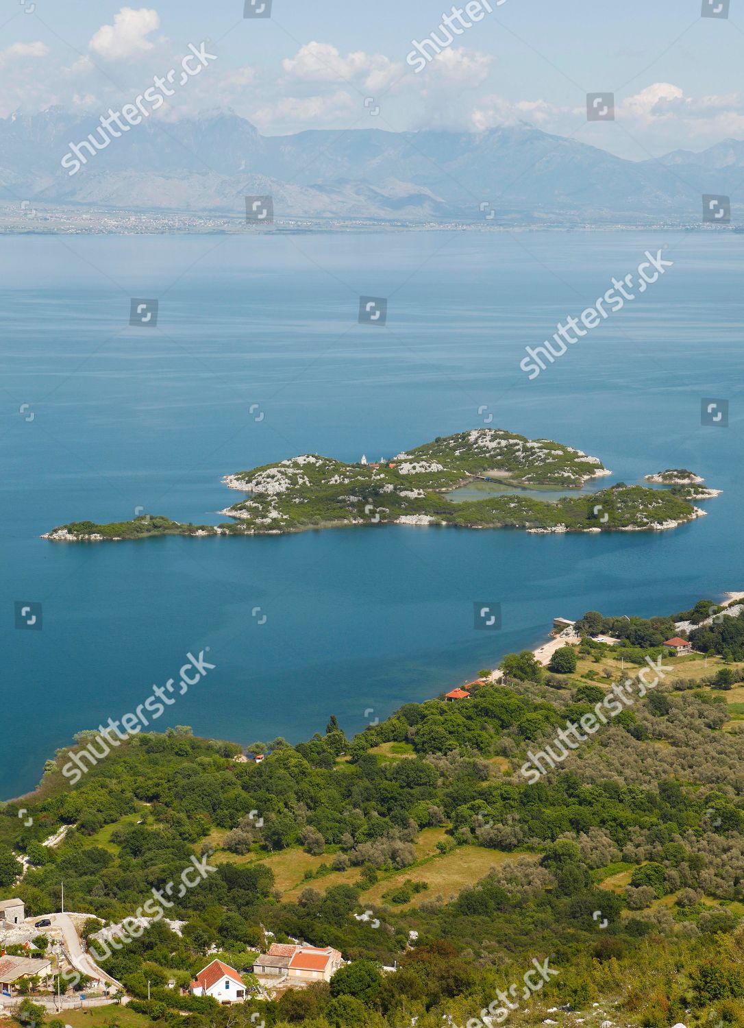 Beska Island Beska Monastery Lake Skadar Editorial Stock Photo - Stock ...