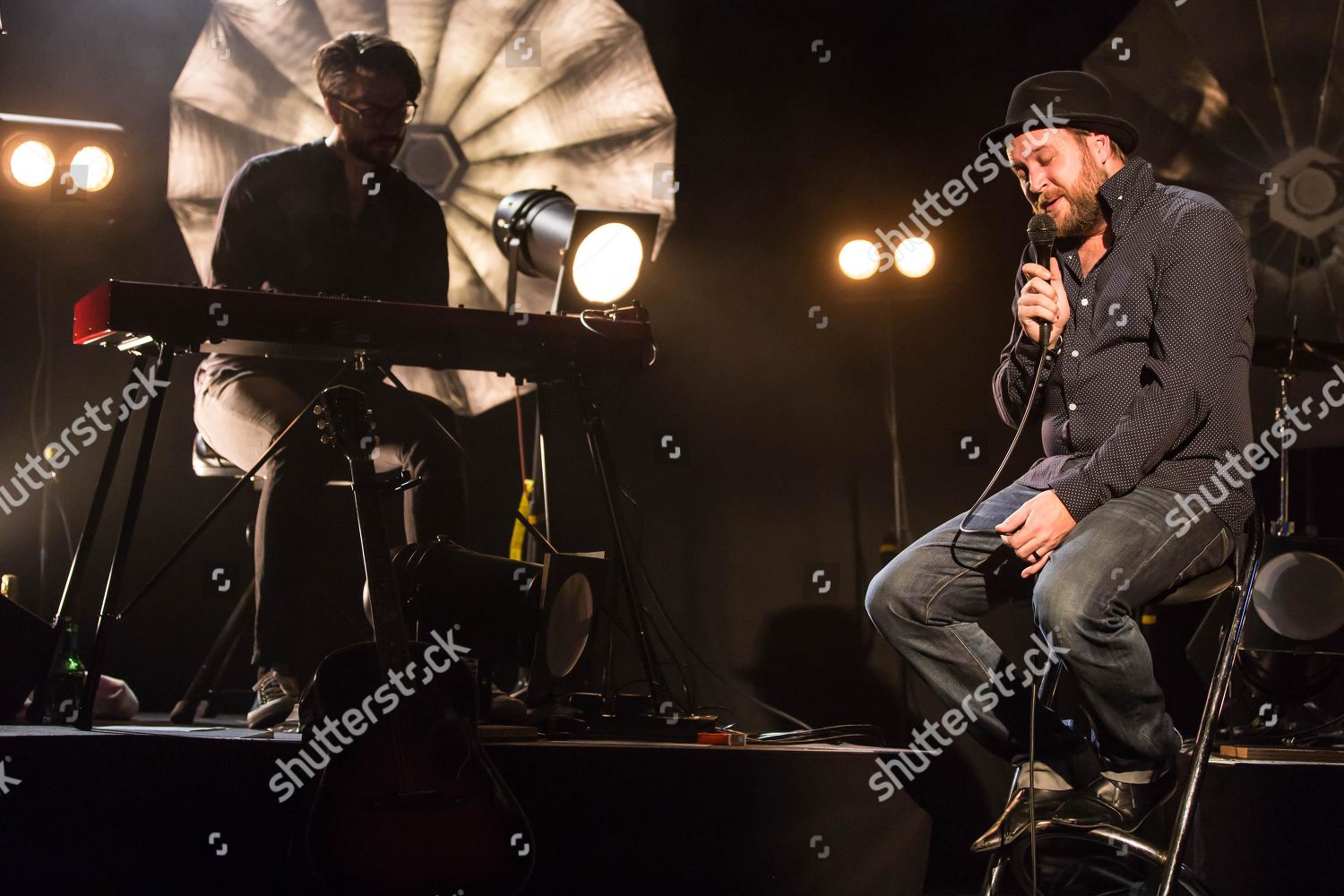 Swiss Singer Songwriter Lukas Linder Alias Editorial Stock Photo ...