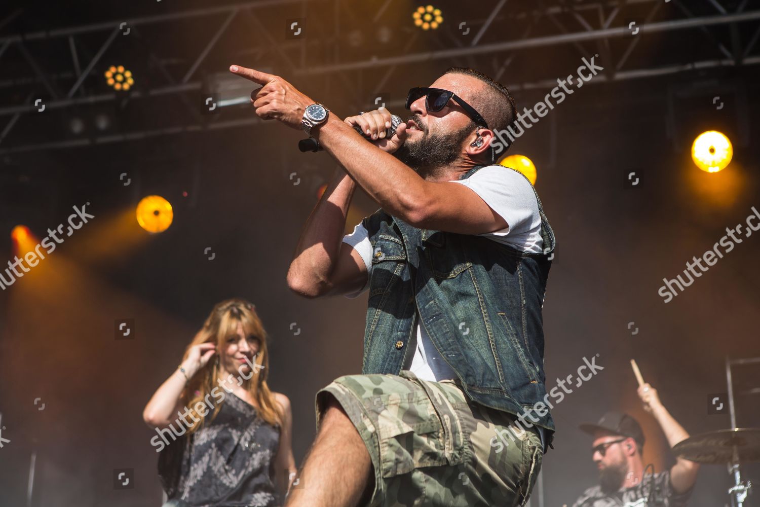 Swiss Rapper Musician Marco Bliggensdorfer Alias Editorial Stock Photo ...
