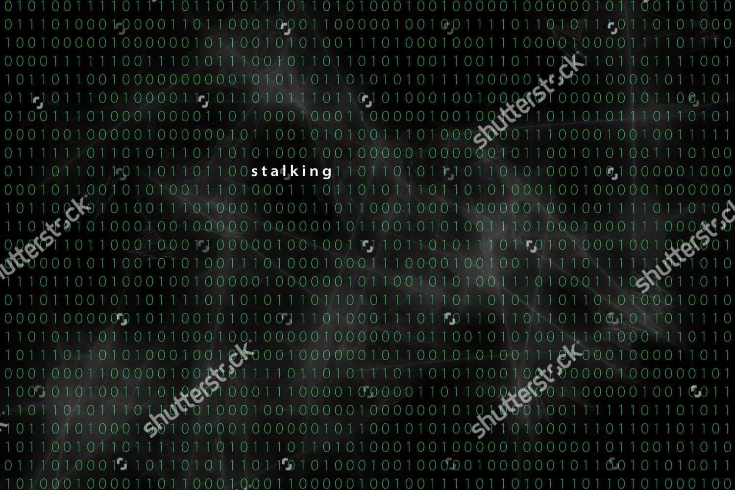 Computer Matrix Word Stalking Germany Editorial Stock Photo - Stock ...