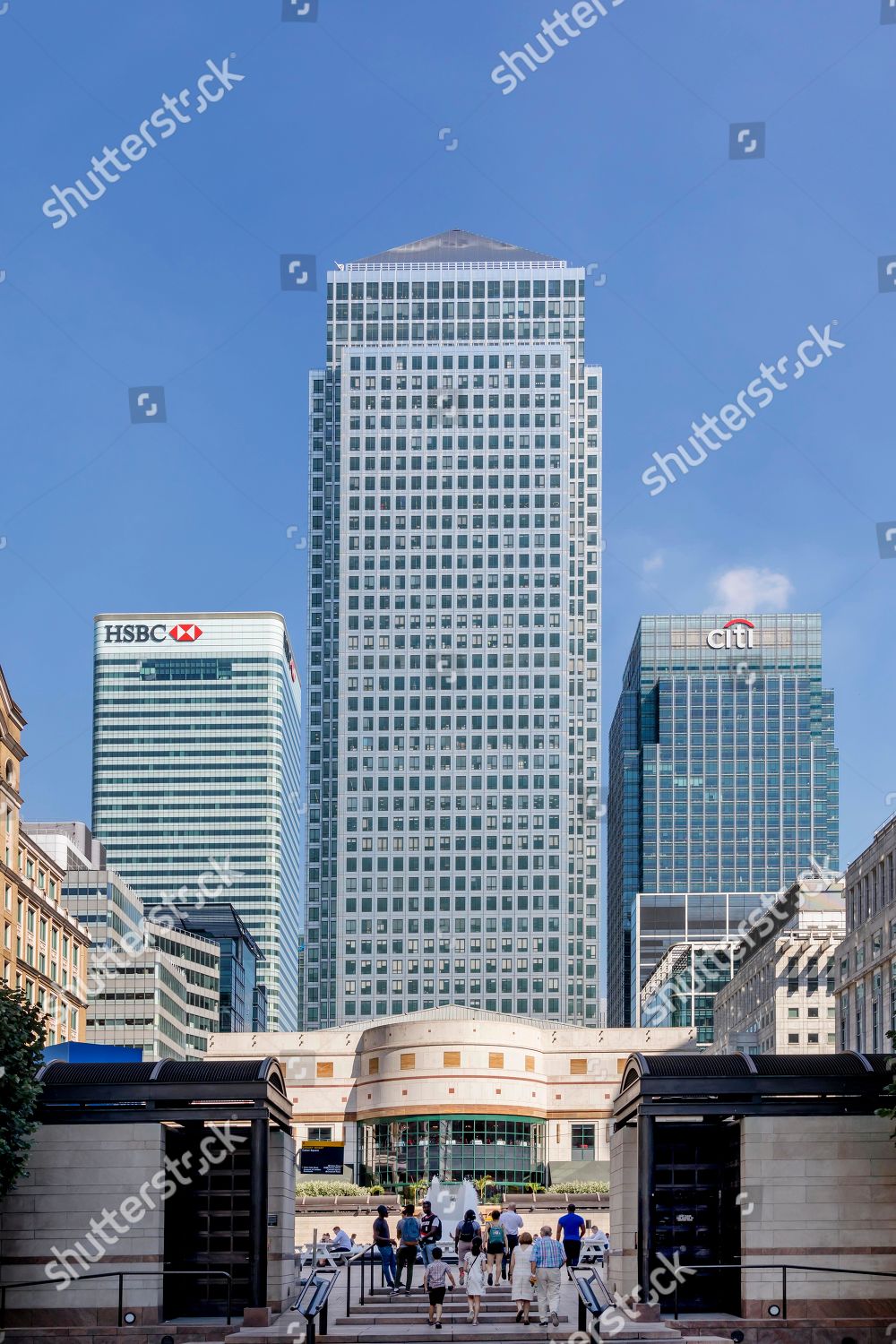 Canary Wharf Tower Headquarters Citi Bank Editorial Stock Photo - Stock ...