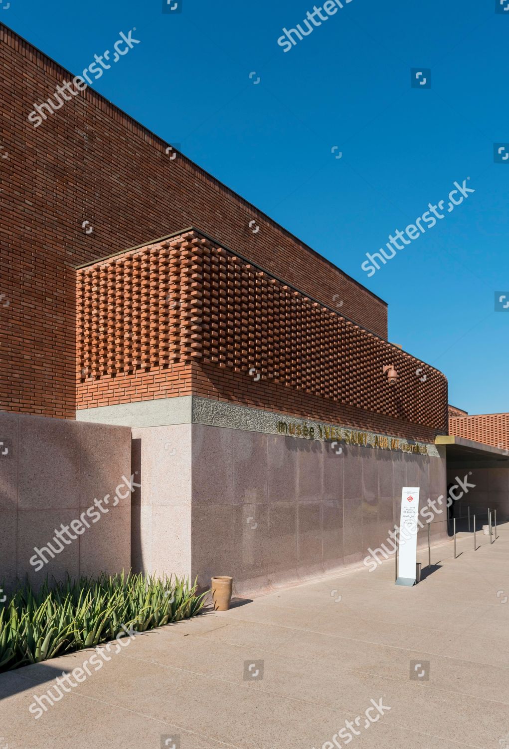 Yves Saint Laurent Museum Building Marrakech Editorial Stock Photo ...