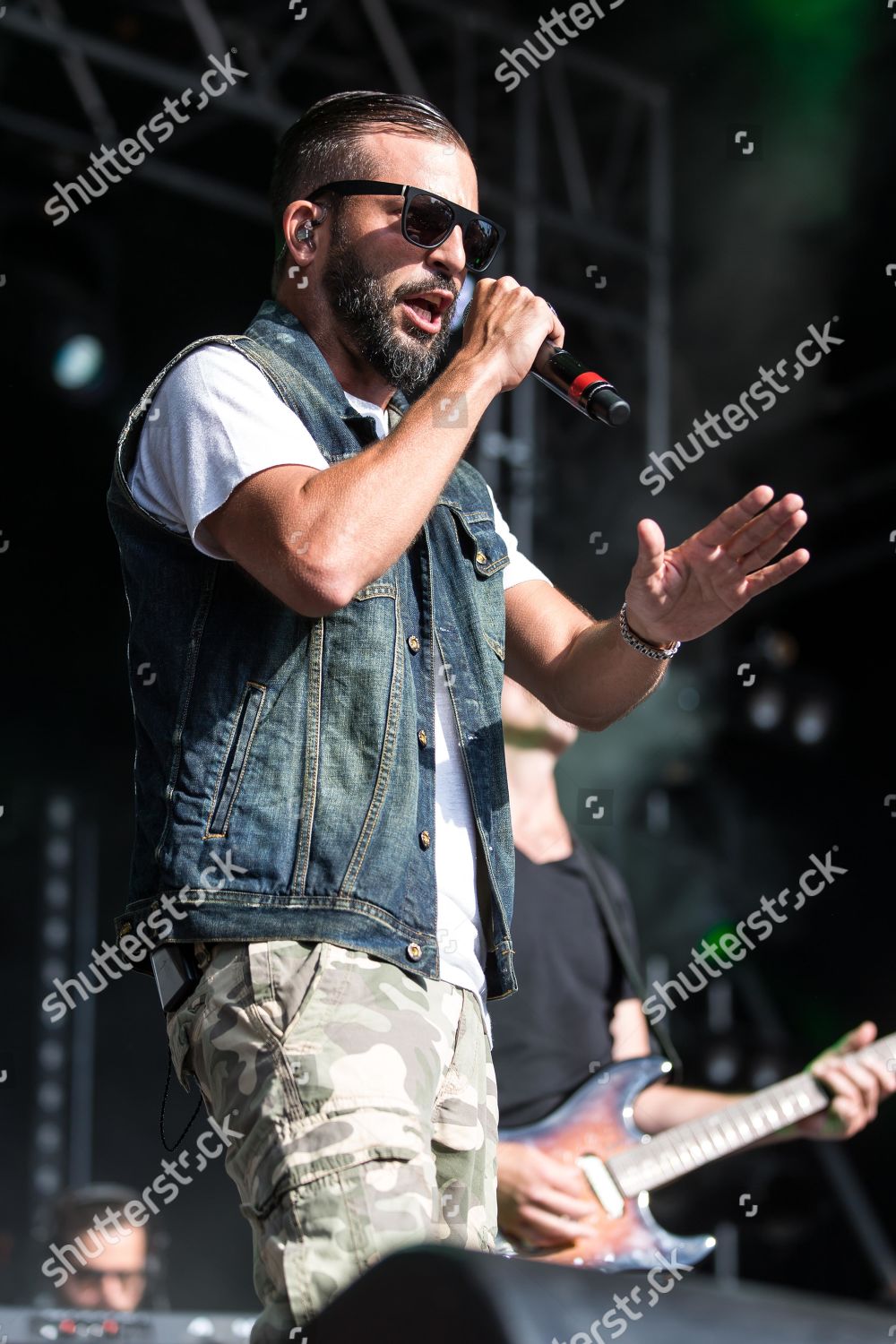 Swiss Rapper Musician Marco Bliggensdorfer Alias Editorial Stock Photo ...
