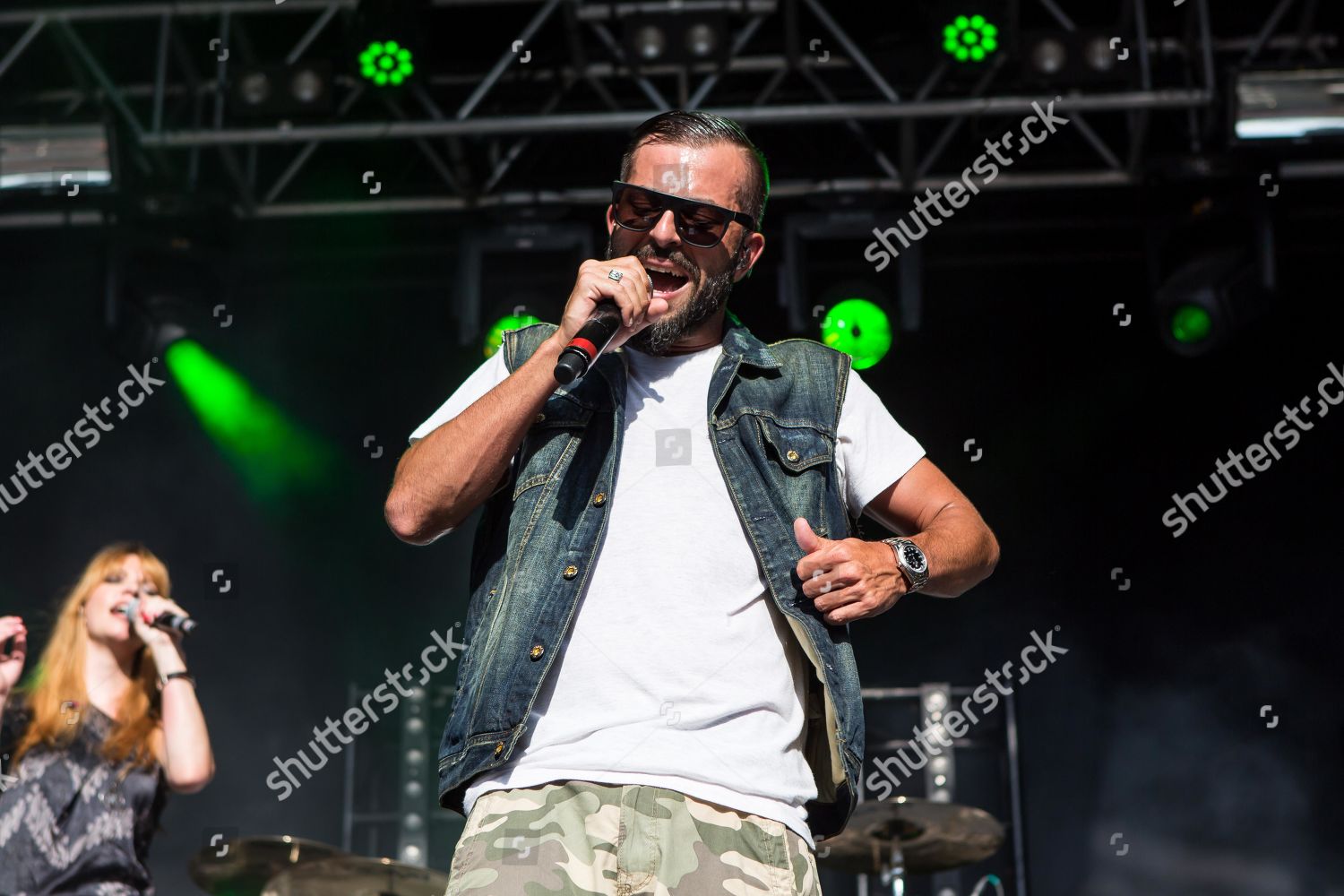 Swiss Rapper Musician Marco Bliggensdorfer Alias Editorial Stock Photo ...