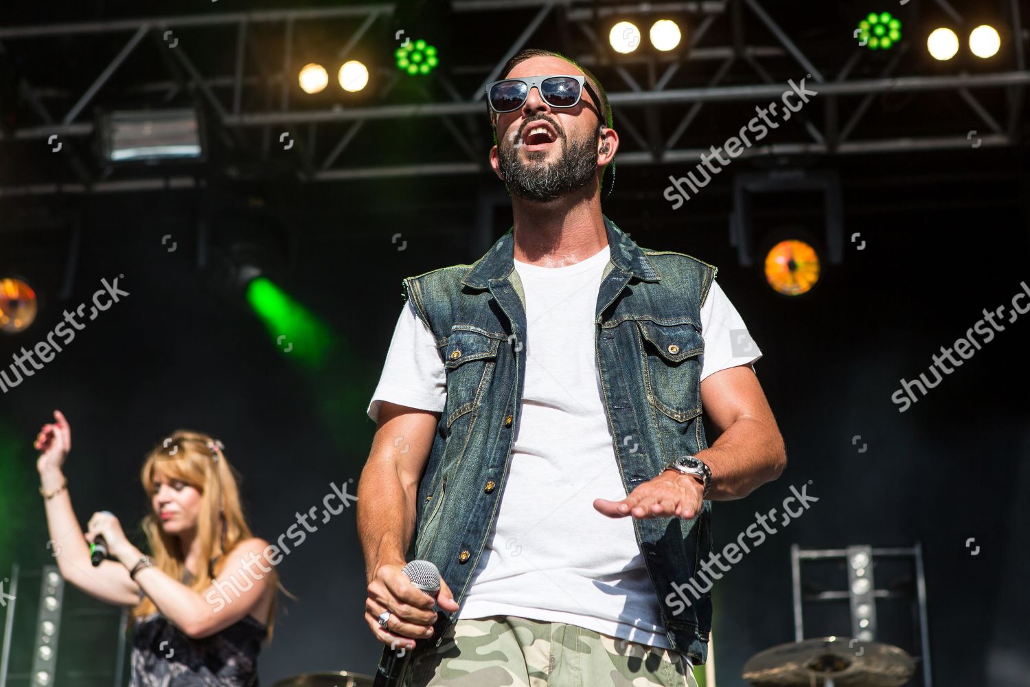 Swiss Rapper Musician Marco Bliggensdorfer Alias Editorial Stock Photo ...
