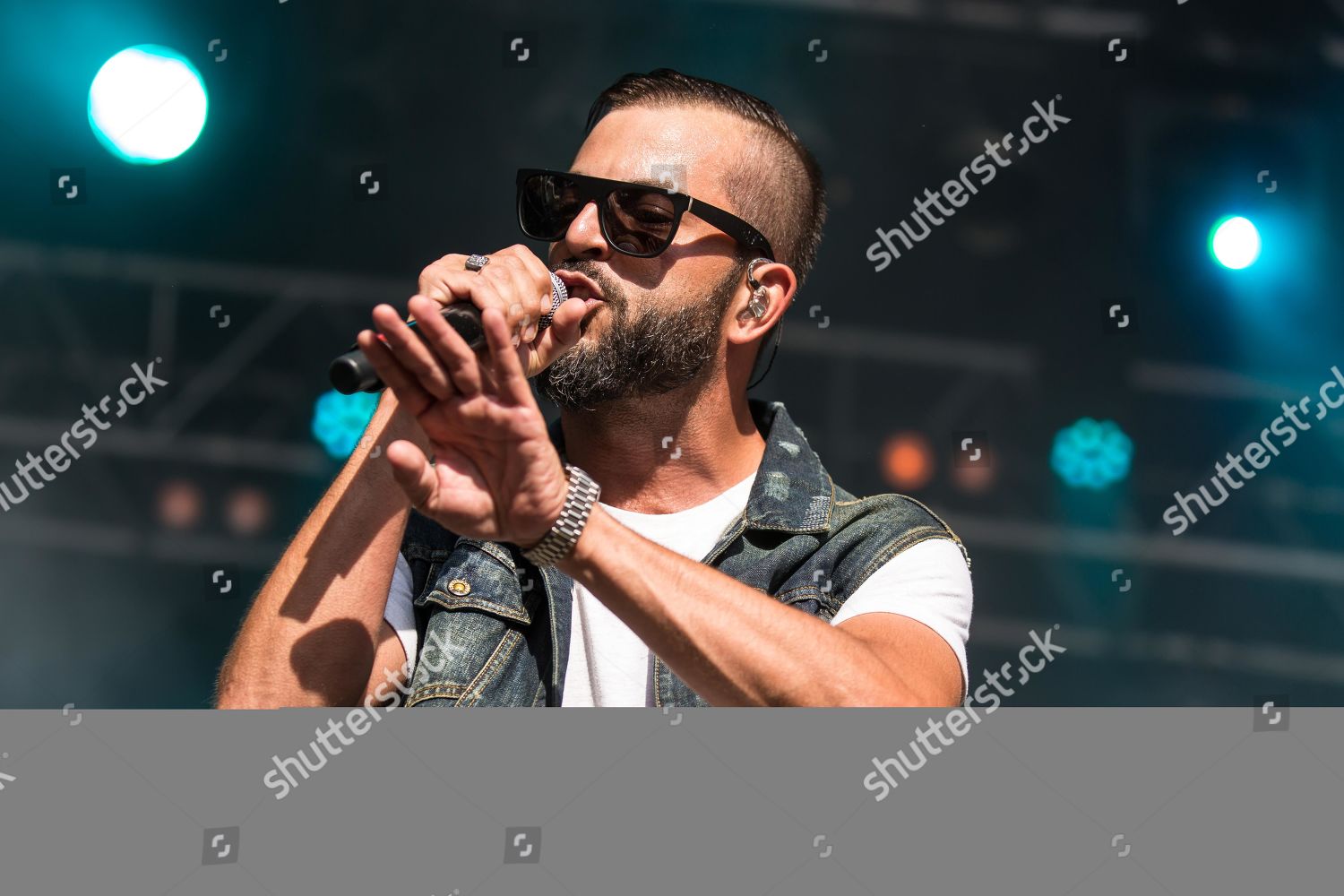 Swiss Rapper Musician Marco Bliggensdorfer Alias Editorial Stock Photo ...