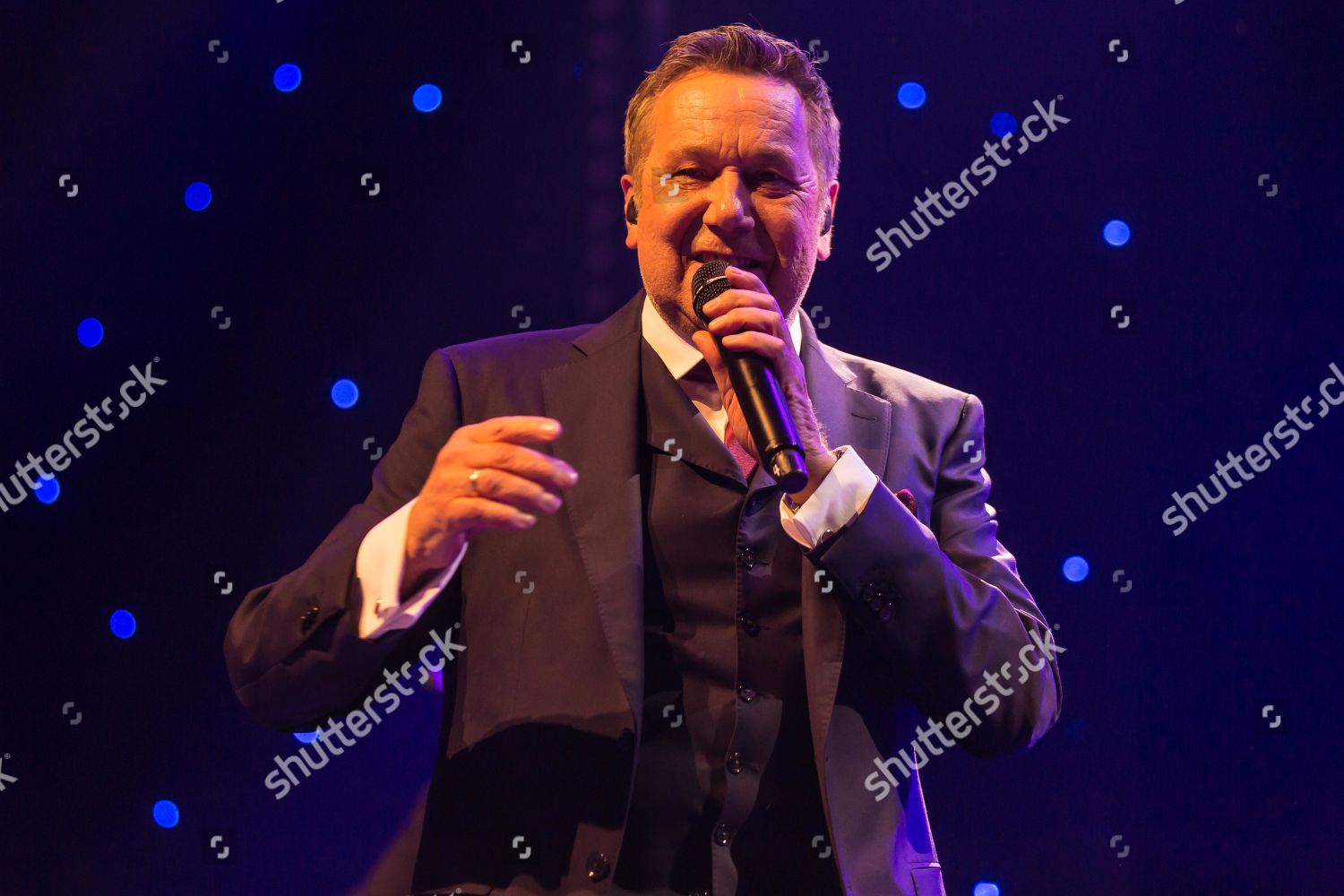 German Pop Singer Roland Kaiser Live Editorial Stock Photo - Stock ...