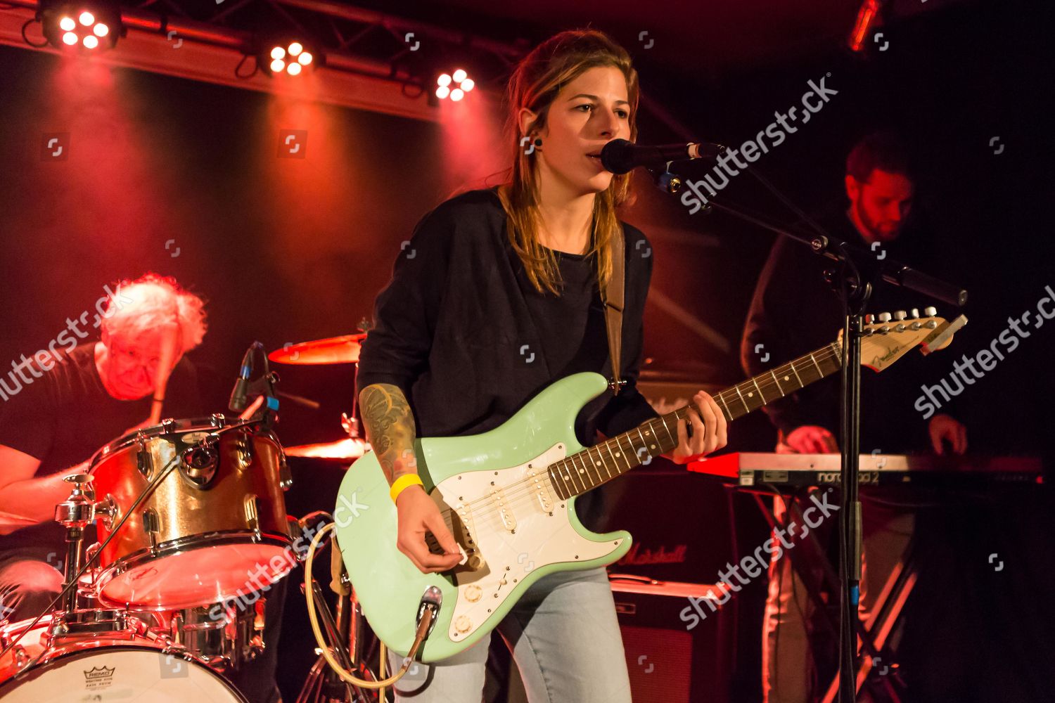 Swiss Punk Rock Band Ziper Live Editorial Stock Photo - Stock Image ...