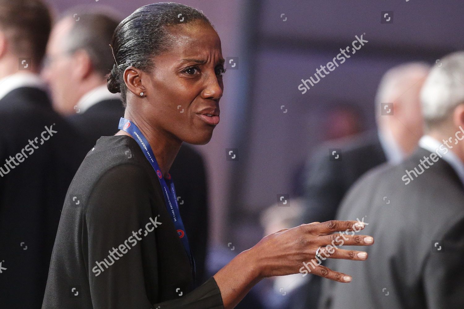 Former Italian Athlete Fiona May During Editorial Stock Photo - Stock ...
