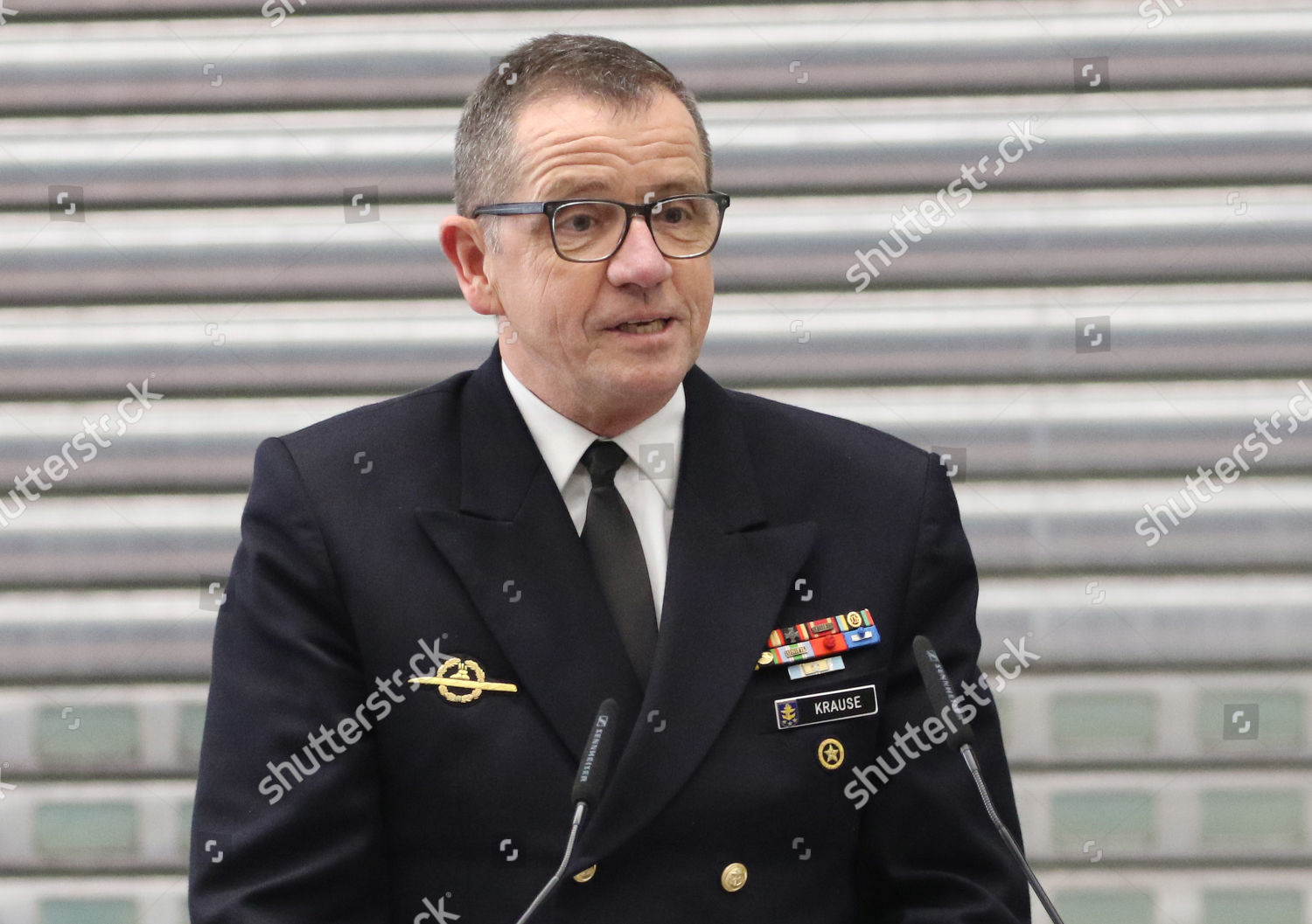 INSPECTOR GERMAN NAVY VICE ADMIRAL ANDREAS Editorial Stock Photo ...