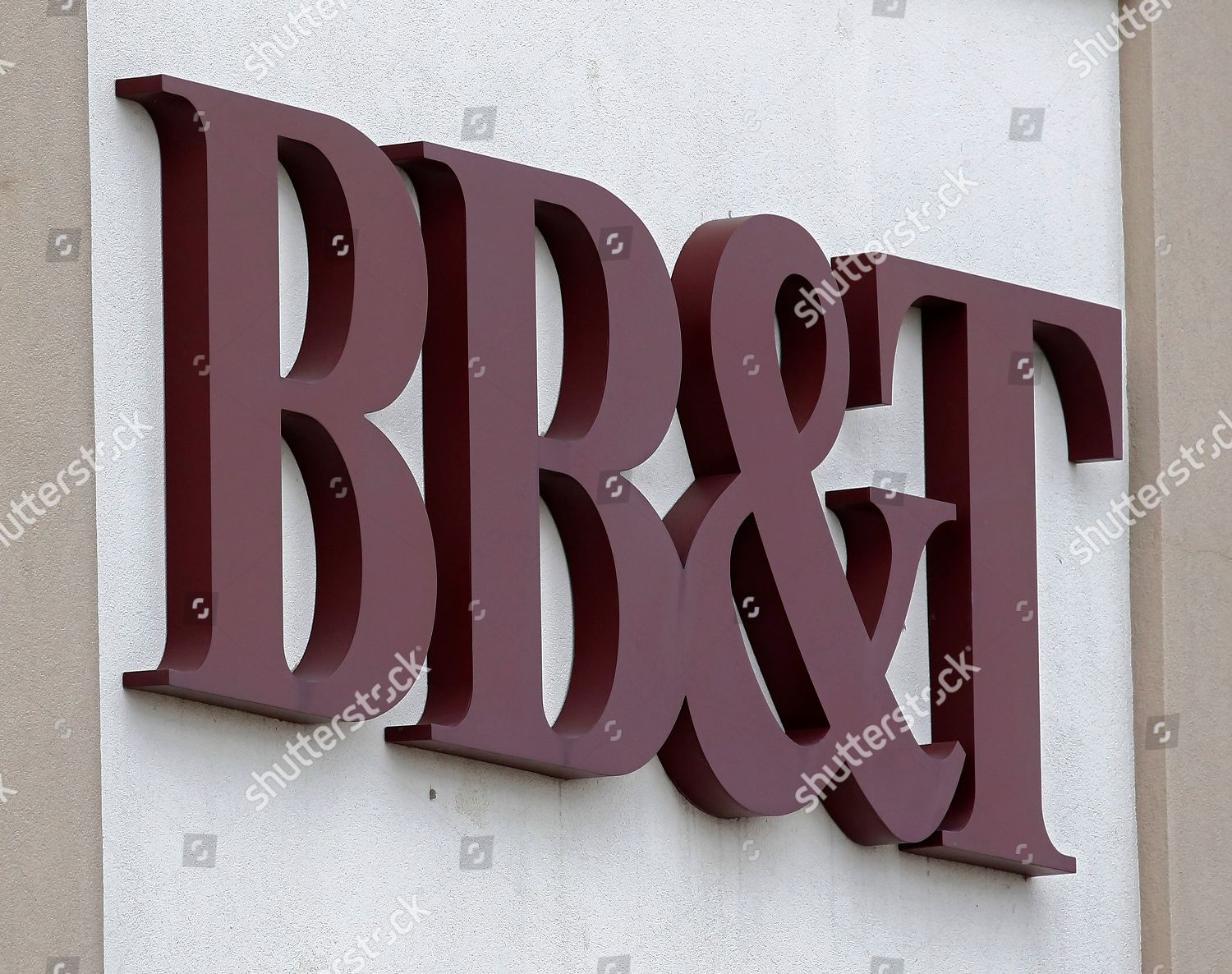 Exterior View Bbt Bank Branch Rockwall Editorial Stock Photo - Stock ...