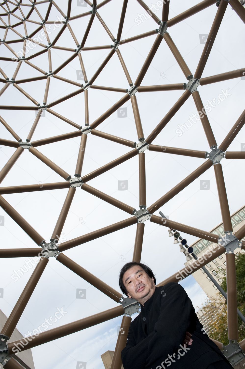 Architect Shigeru Ban Inside Paper Tower Editorial Stock Photo - Stock ...