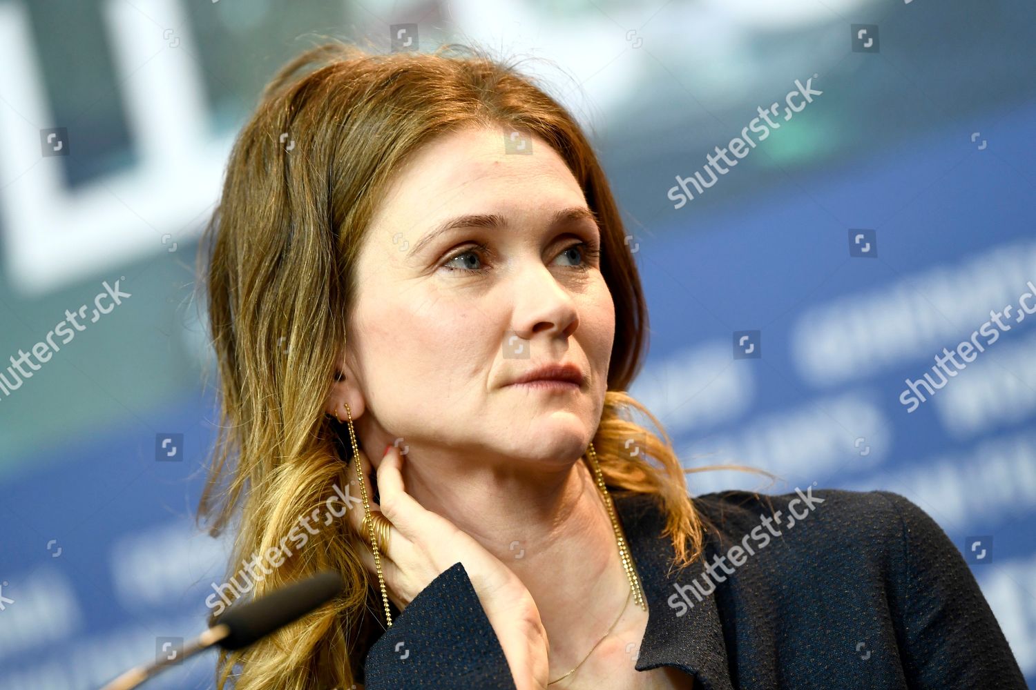 German Actress Lisa Hagmeister Attends Press Editorial Stock Photo ...