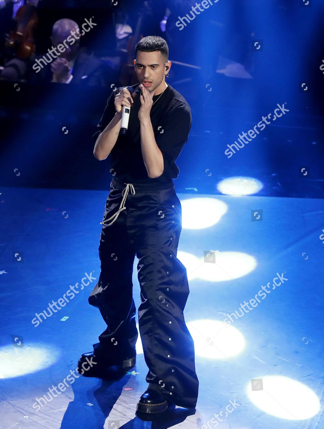 Italian Singer Mahmood Performs On Stage Editorial Stock Photo - Stock ...