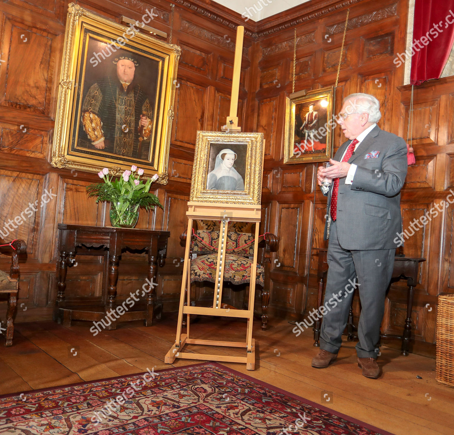 Dr David Starkey Unveils Rare Portrait Editorial Stock Photo - Stock ...